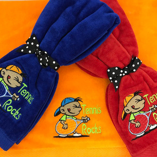 Tennis Rocks Towel – Cute Tennis Stuff